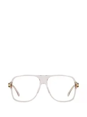 Victoria Beckham Pilot-frame Glasses - Grey