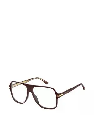 Victoria Beckham Square Frame Glasses - Brown