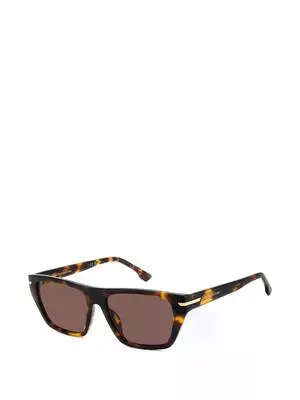 Victoria Beckham Square-frame Sunglasses - Brown