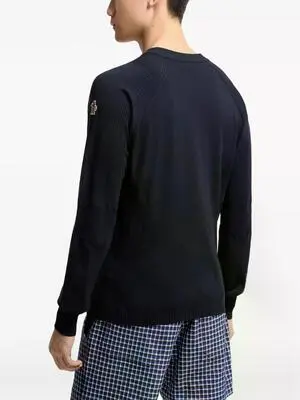 Moncler Ribbed Round-neck Knit Sweater