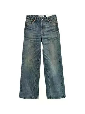 Our Legacy Treble Cut Wide-leg Jeans - Blue