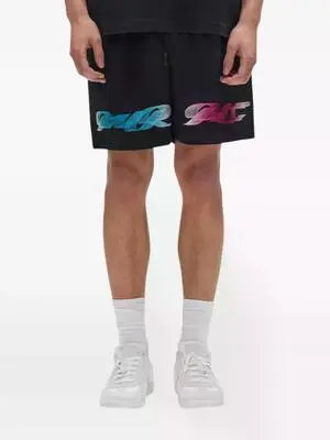 PURPLE BRAND Logo-print Short