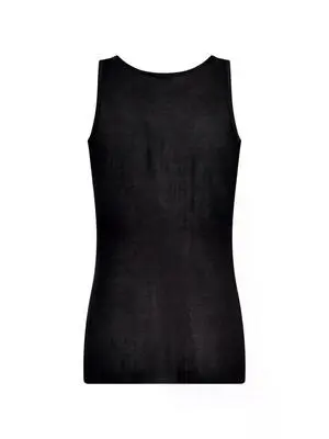 ROBERTO COLLINA Ribbed Tank Top - Black