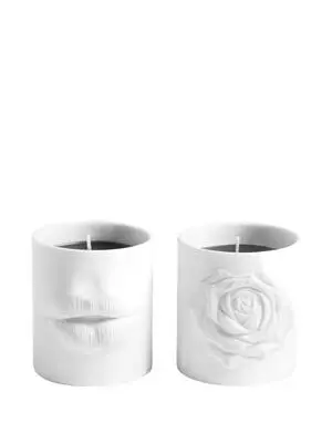 L'Objet Small Le Duo Candle Set - White