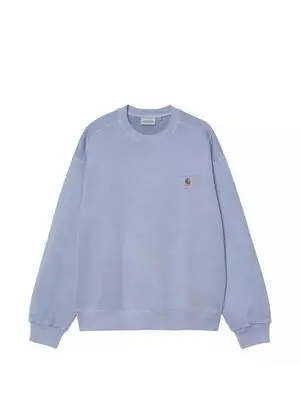 Carhartt Work In Progress Nelson Logo-patch Sweatshirt - Blue