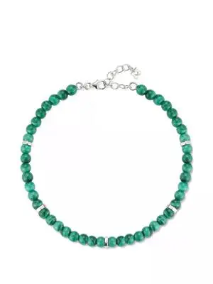 Mateo Hex Nut Malachite Bracelet - Green