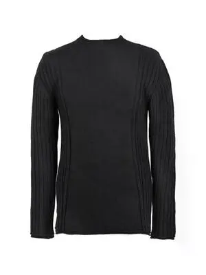 Gianfranco Ferre Ribbed Sweater - Black
