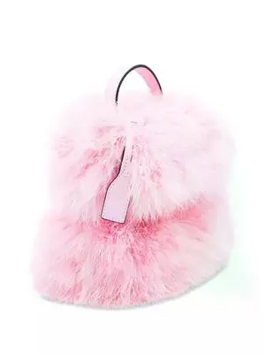 Moschino Feather Buckled Tote