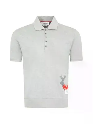 Thom Browne Reindeer-detail Polo Shirt