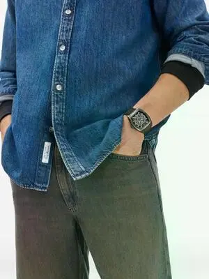 Rag & Bone Skeleton Tonneau 41mm Watch
