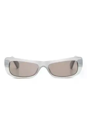 Jacquemus Capri Rectangle-frame Sunglasses - Grey