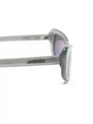 Jacquemus Capri Rectangle-frame Sunglasses