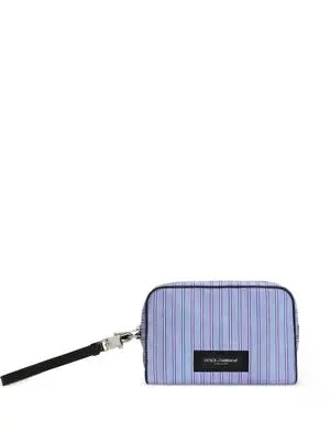 Dolce & Gabbana Striped Top-handle Tote Bag - Blue