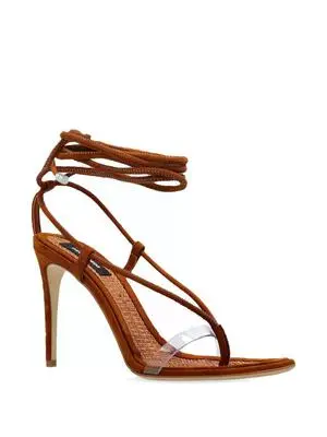 Dsquared2 Twin Heeled Sandals - Brown