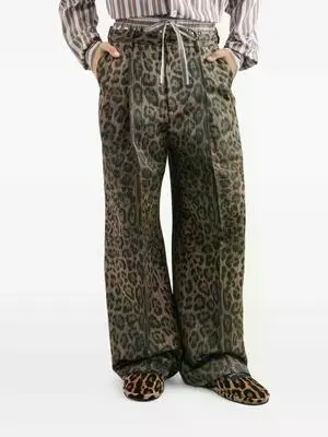 Dolce & Gabbana Leopard-print Trousers