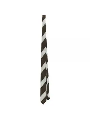 Dolce & Gabbana Striped Tie - Brown