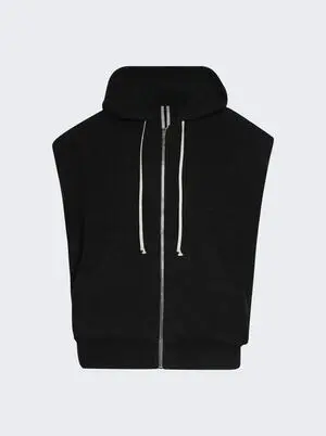 Rick Owens Zipped Relaxed Fit Hoodie - Black