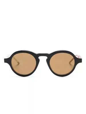 Thom Browne Round-frame Sunglasses - Black