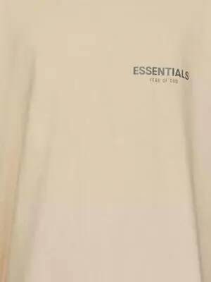 Fear Of God Logo Short-sleeve T-shirt - Neutrals