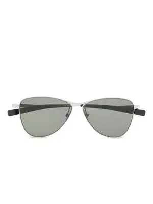 Saint Laurent Pilot-frame Sunglasses - Silver