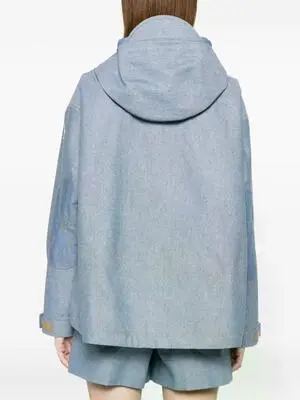 Moncler Bezier Hooded Pocket Jacket - Blue
