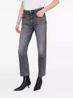 ANINE BING Kate Washed-effect Jeans