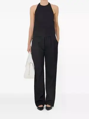 Loulou De Saison Sami Halter-neck Top - Black
