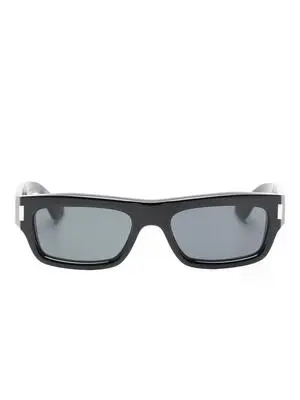 Saint Laurent Rectangle-frame Sunglasses - Black