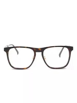 Dunhill Rectangle-frame Glasses - Brown