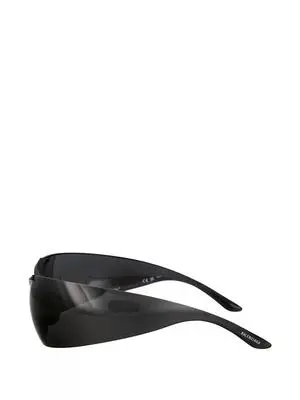 Balenciaga Oval-frame Sunglasses - Black