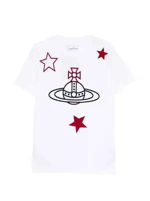 VIVIENNE WESTWOOD Orb And Stars T-shirt - White