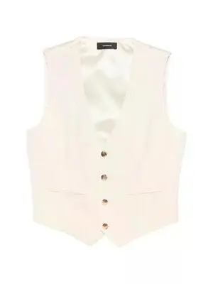 Wardrobe.NYC Buttoned Waistcoat - Neutrals