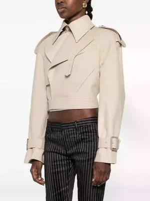 Wardrobe.NYC Drill Buckle Fastening Trench Jacket