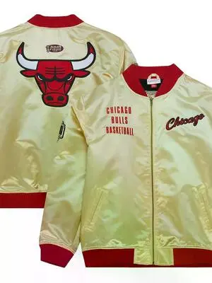 Mitchell & Ness Nba Chicago Bulls Logo Jacket