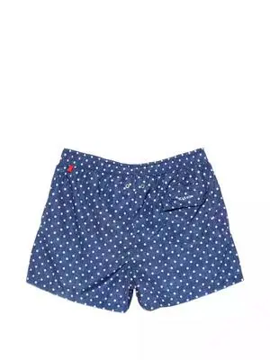 Kiton Polka-dot Swim Shorts