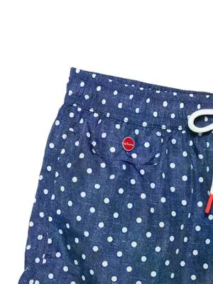 Kiton Polka-dot Swim Shorts