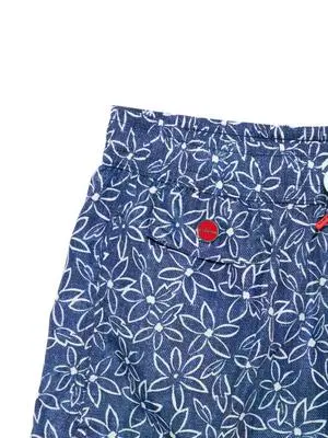 Kiton Floral-print Swim Shorts