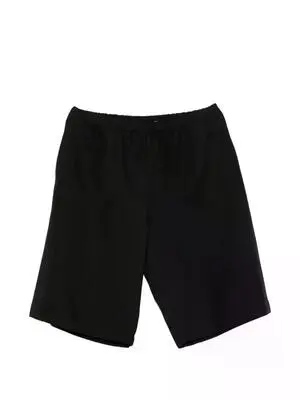 Enza Costa Twill Bermuda Shorts - Black