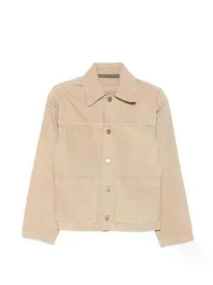 Enza Costa Buttoned Cotton Jacket