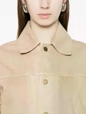 Enza Costa Buttoned Cotton Jacket