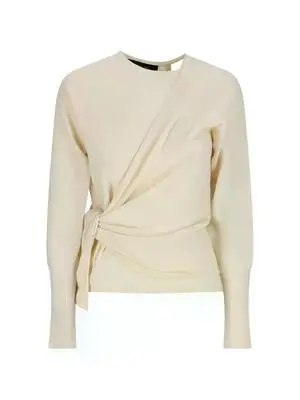 Federica Tosi Wrapped Top - Neutrals