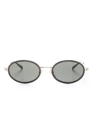 Gucci Oval-frame Sunglasses - Black