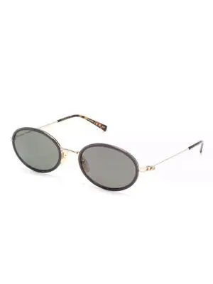 Gucci Oval-frame Sunglasses - Black