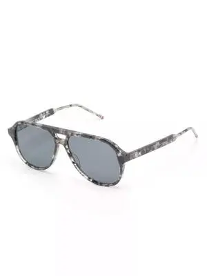 Thom Browne Pilot Frame Sunglasses - Grey