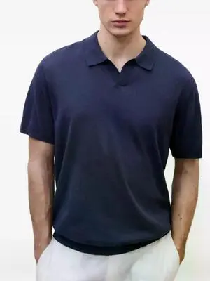 ECOALF Knitted Polo Shirt - Blue