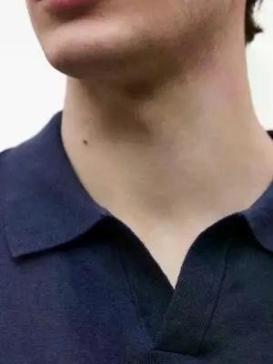 ECOALF Knitted Polo Shirt - Blue