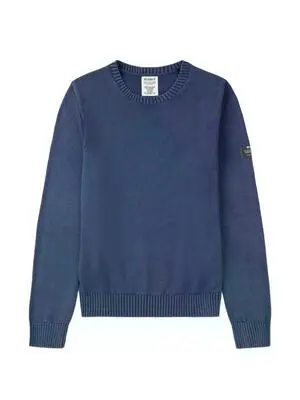 ECOALF Crewneck Knitted Jumper - Blue