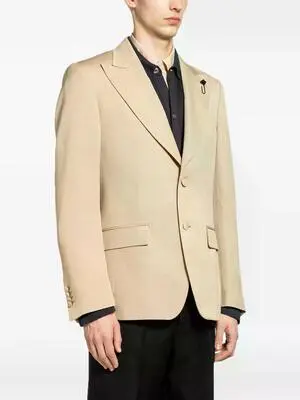 LARDINI Notched-lapel Blazer