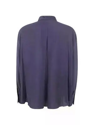 Emporio Armani Long Sleeve Pocket Shirt - Blue