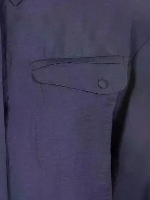 Emporio Armani Long Sleeve Pocket Shirt - Blue